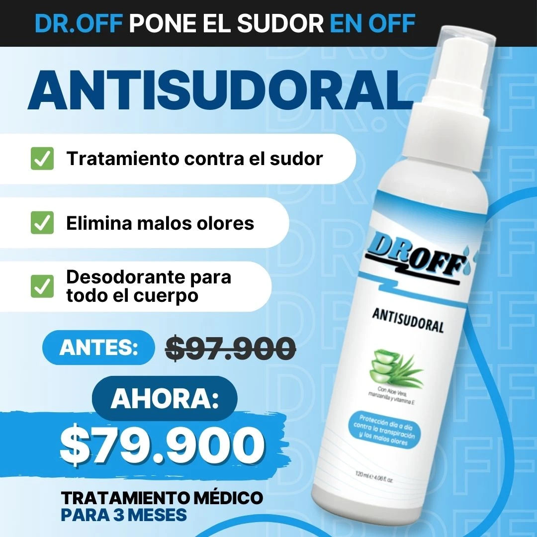 DrOFF🧑‍⚕️Tratamiento médico contra el sudor