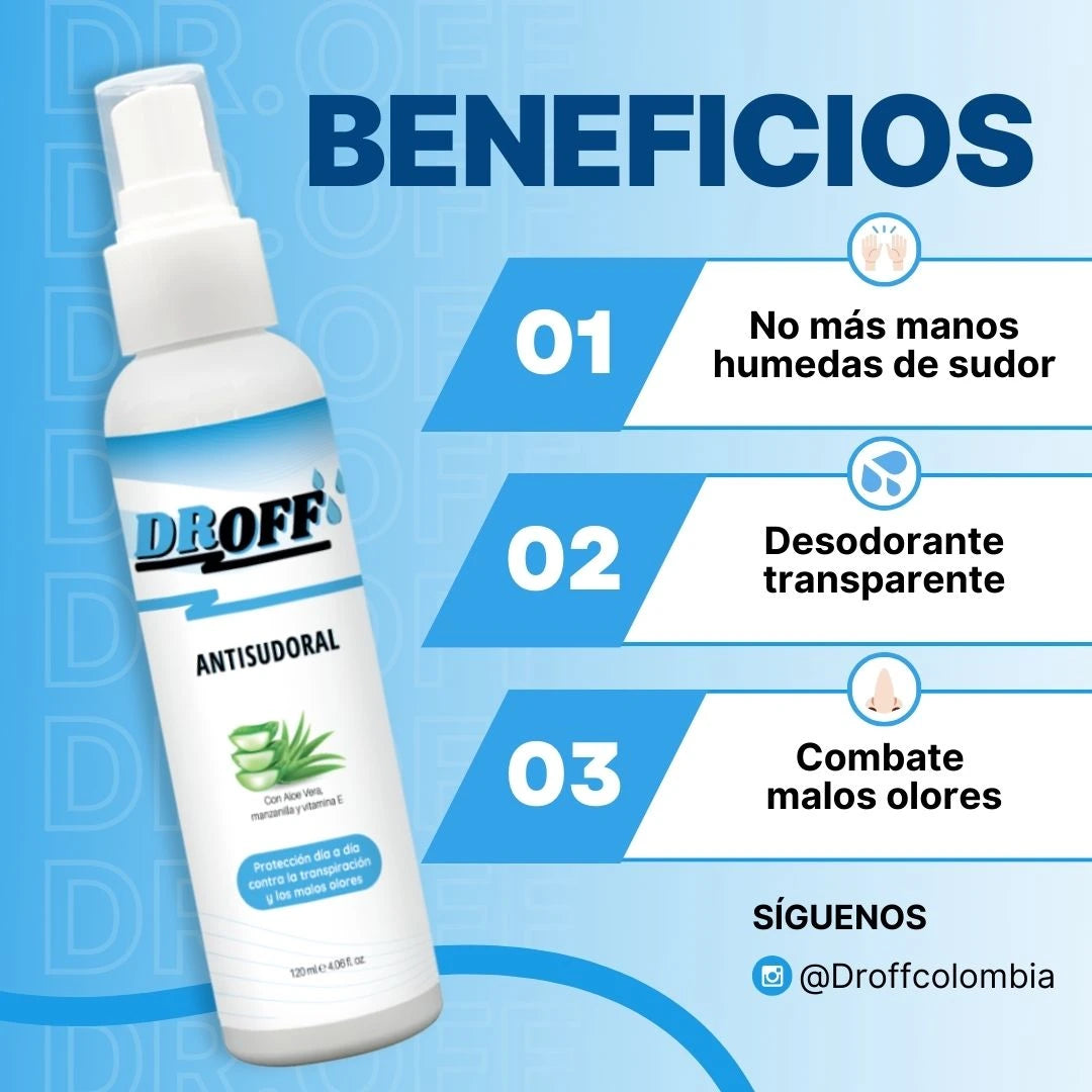 DrOFF🧑‍⚕️Tratamiento médico contra el sudor