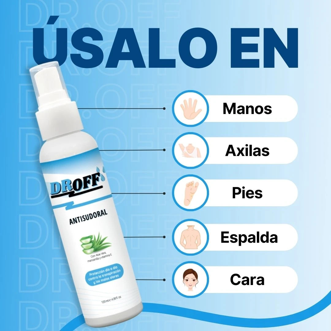 DrOFF🧑‍⚕️Tratamiento médico contra el sudor