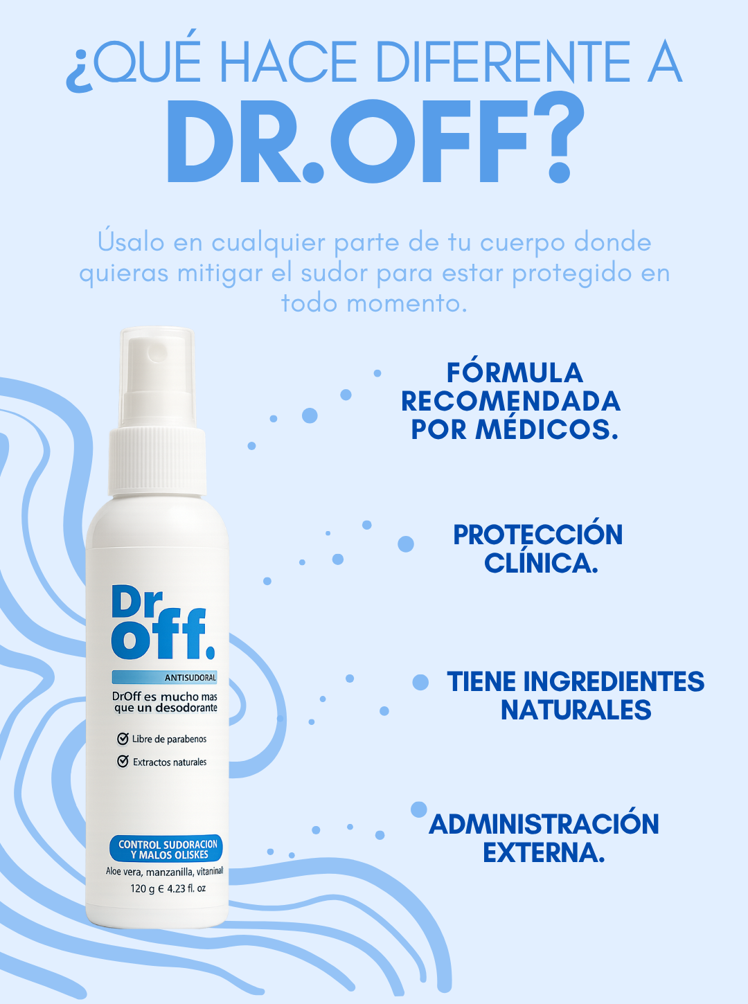 DrOFF🧑‍⚕️Tratamiento médico contra el sudor
